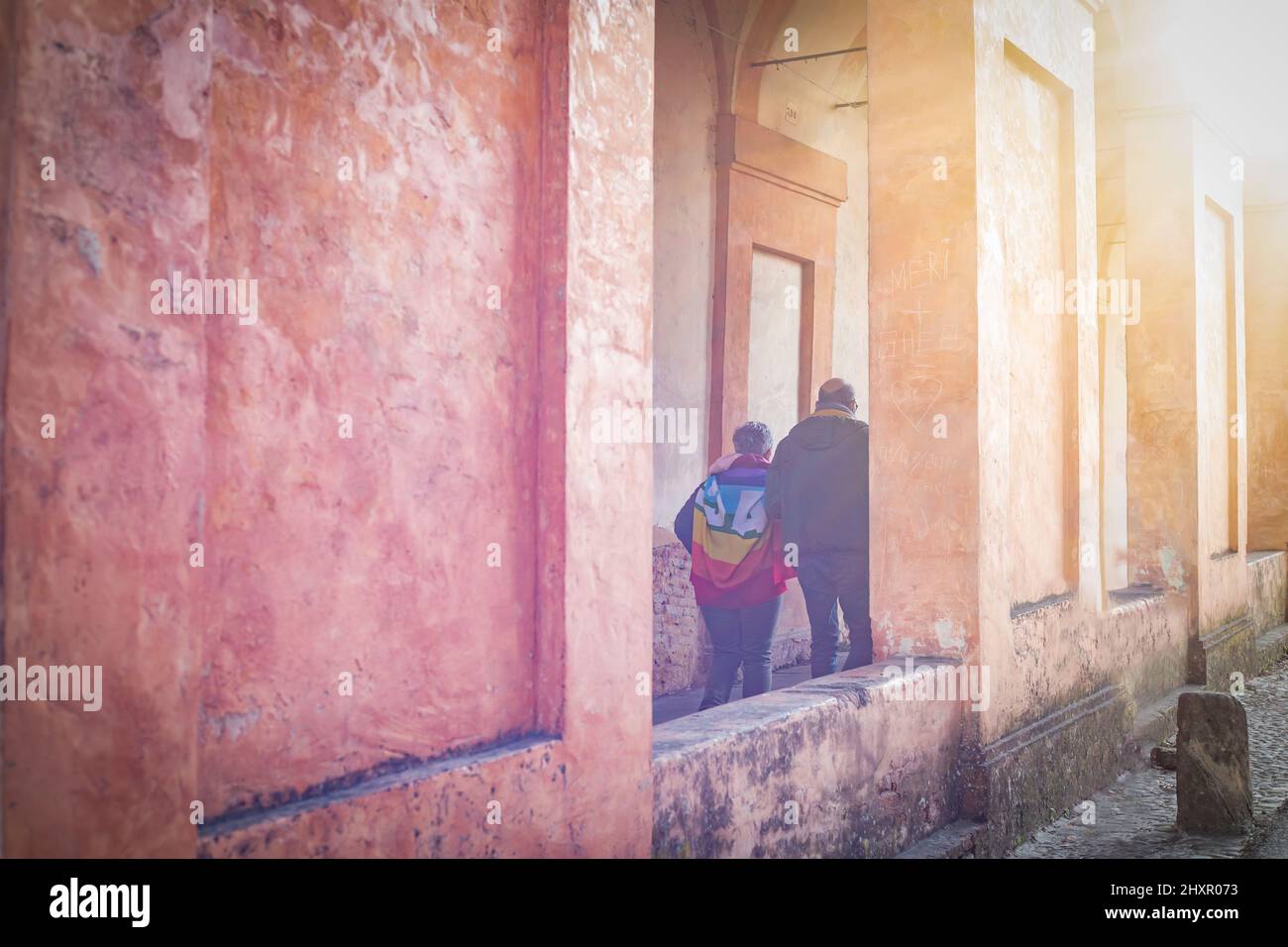 Peace pilgrimage Sanctuary of the Madonna di San Luca in Bologna ...