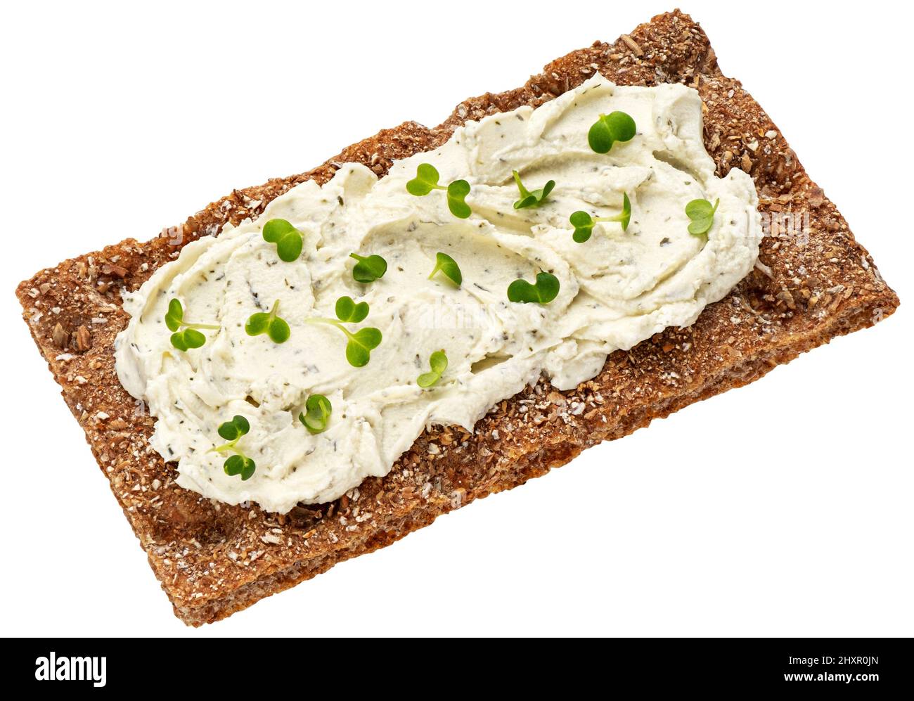 Rye crispbread isolated on white background Stock Photo - Alamy