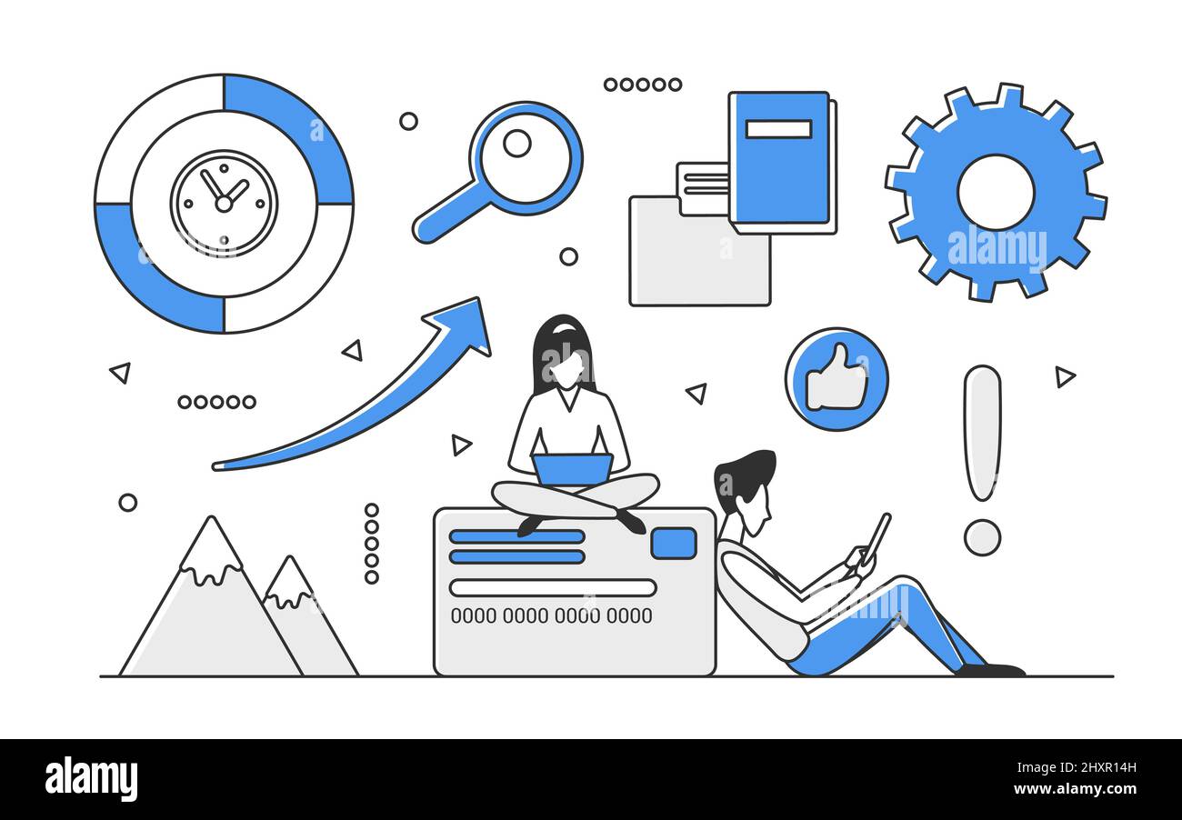 Business growth management. Company development and evolution strategy ...