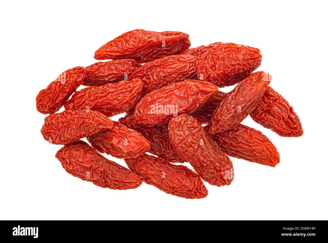 Dried goji berries isolated on white background Stock Photo - Alamy