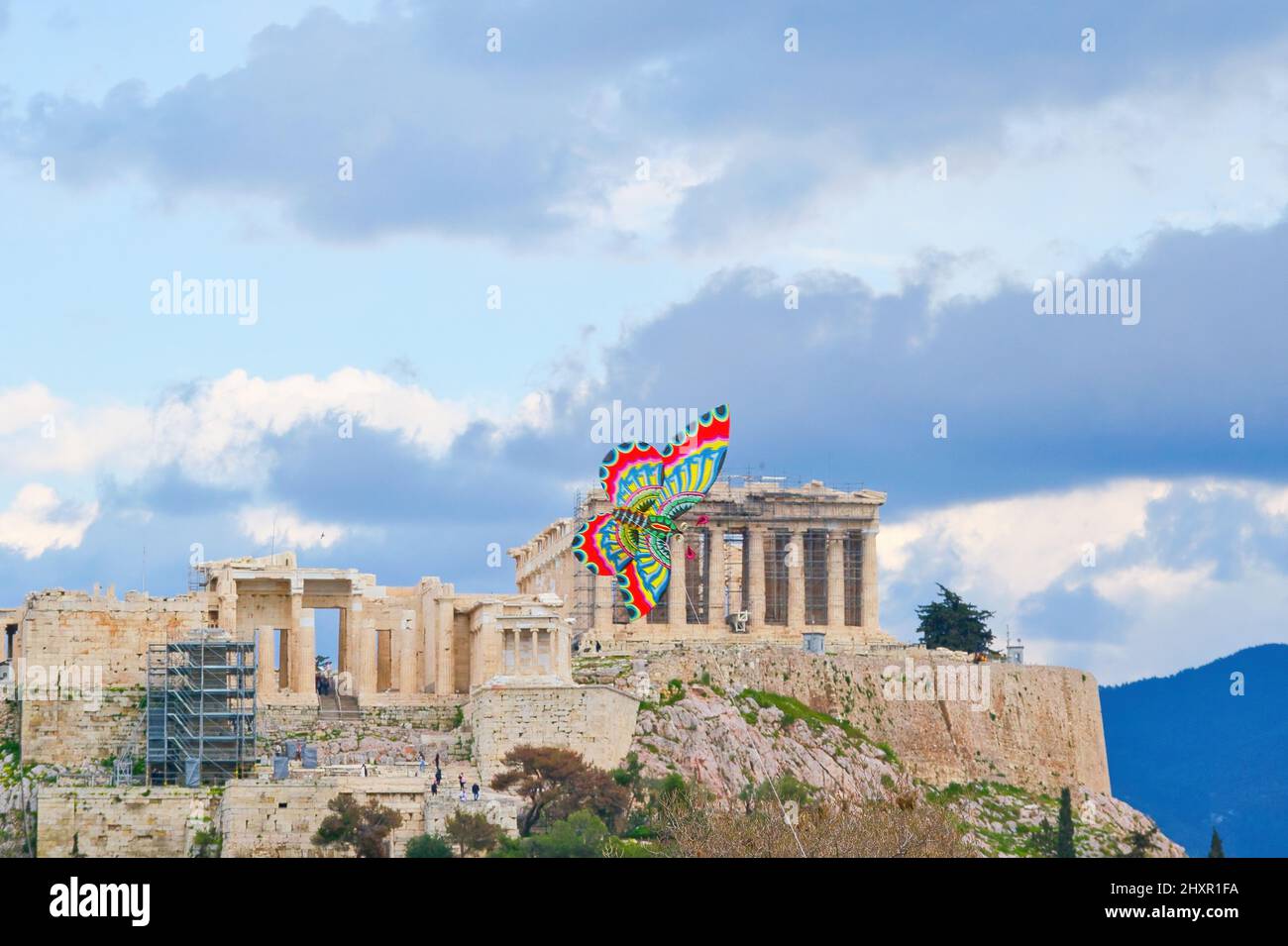 kites over the Acropolis of Athens, Greece Stock Photo - Alamy