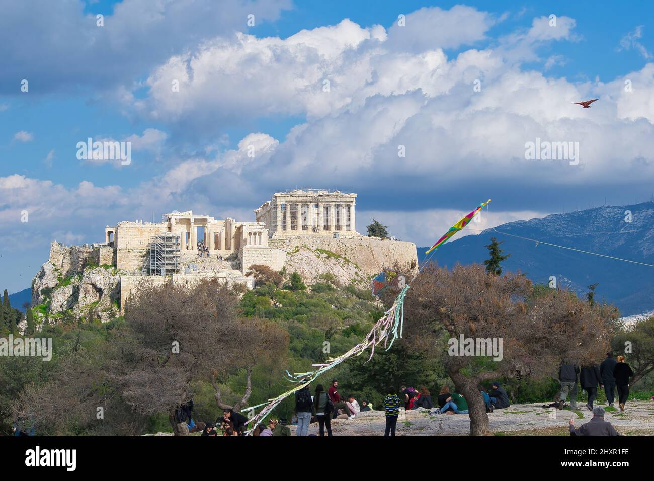 kites over the Acropolis of Athens, Greece Stock Photo - Alamy