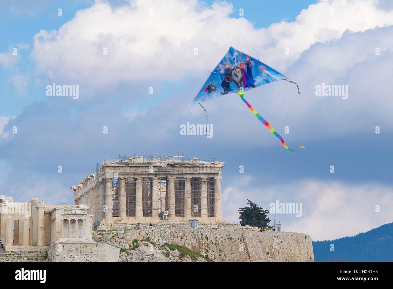 kites over the Acropolis of Athens, Greece Stock Photo - Alamy