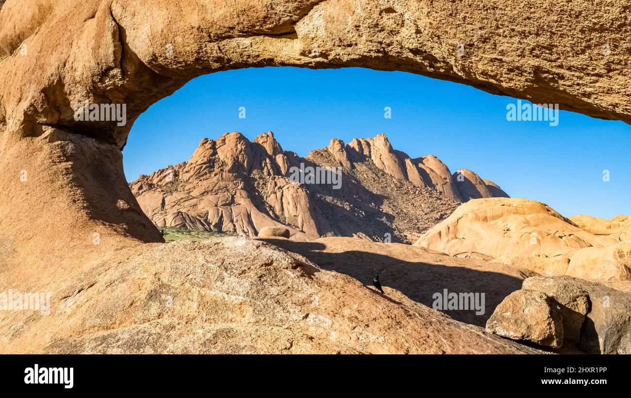 Namibian the stone arch of Spitzkoppe Stock Photo - Alamy
