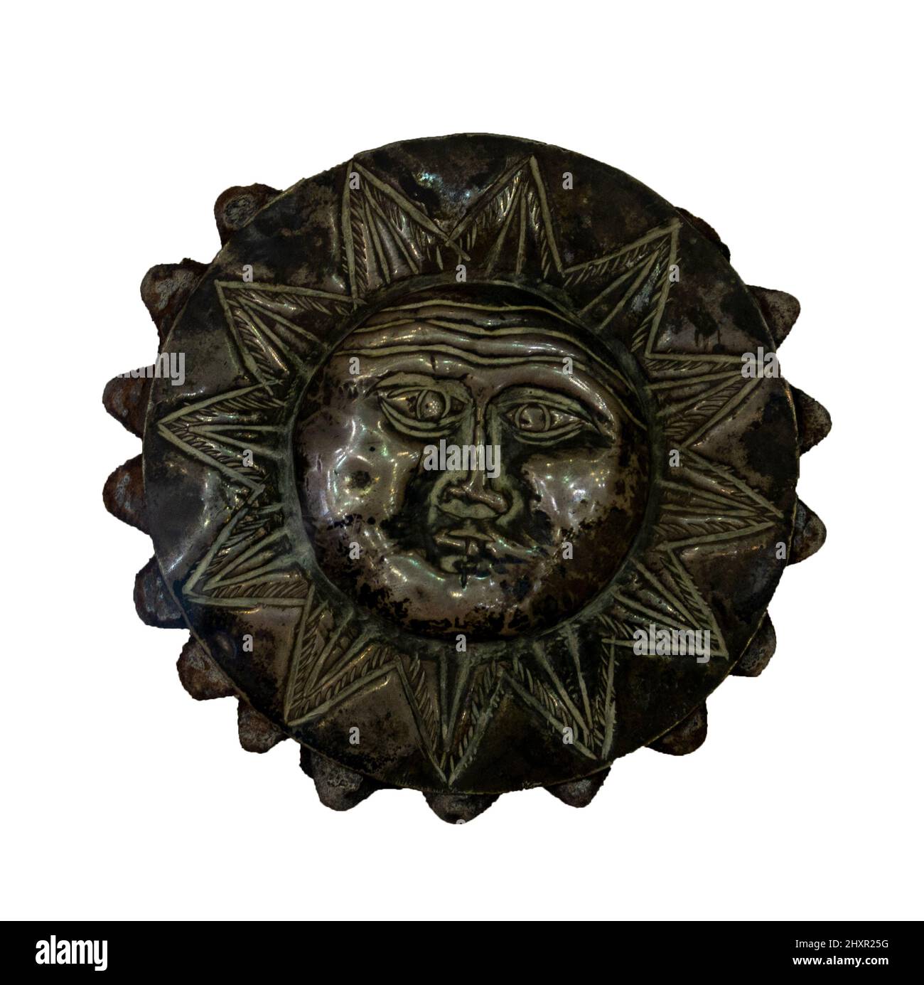 Ancient silver objects of the inca culture of Peru Stock Photo - Alamy