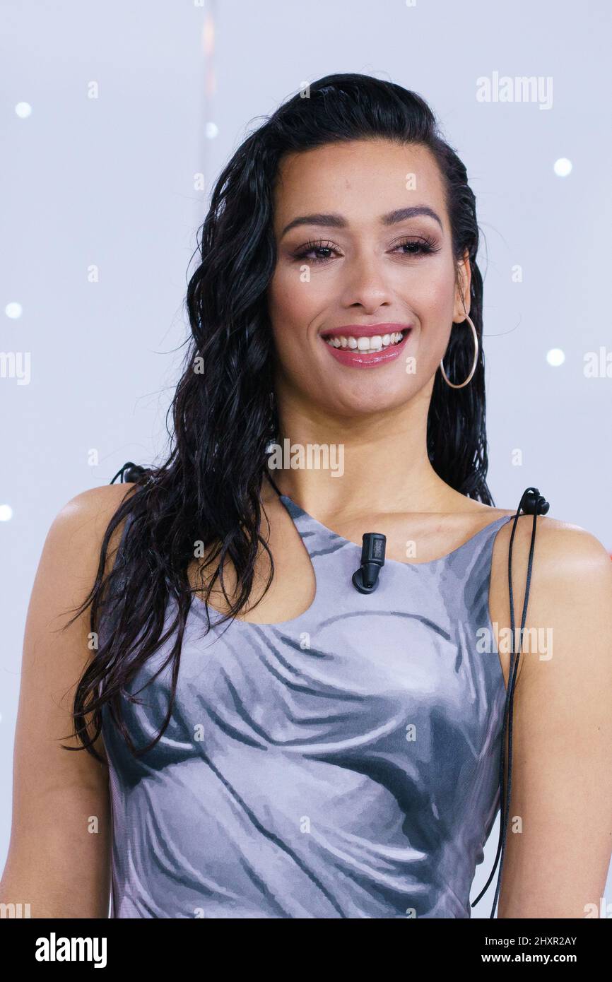 Madrid, Spain. 14th Mar, 2022. Singer Chanel Terrero attends a press ...