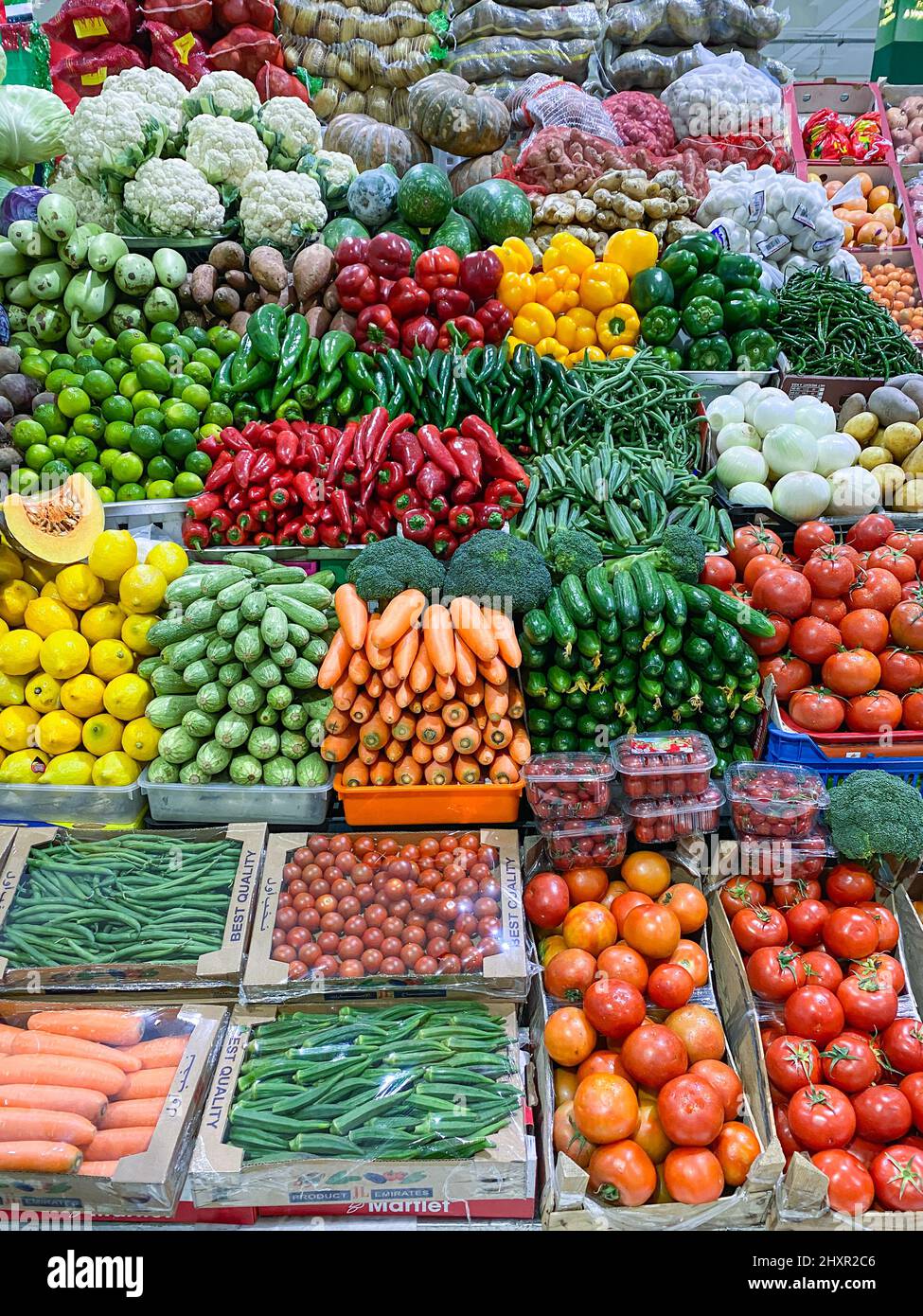 The Waterfront Market in Dubai, UAE Stock Photo - Alamy