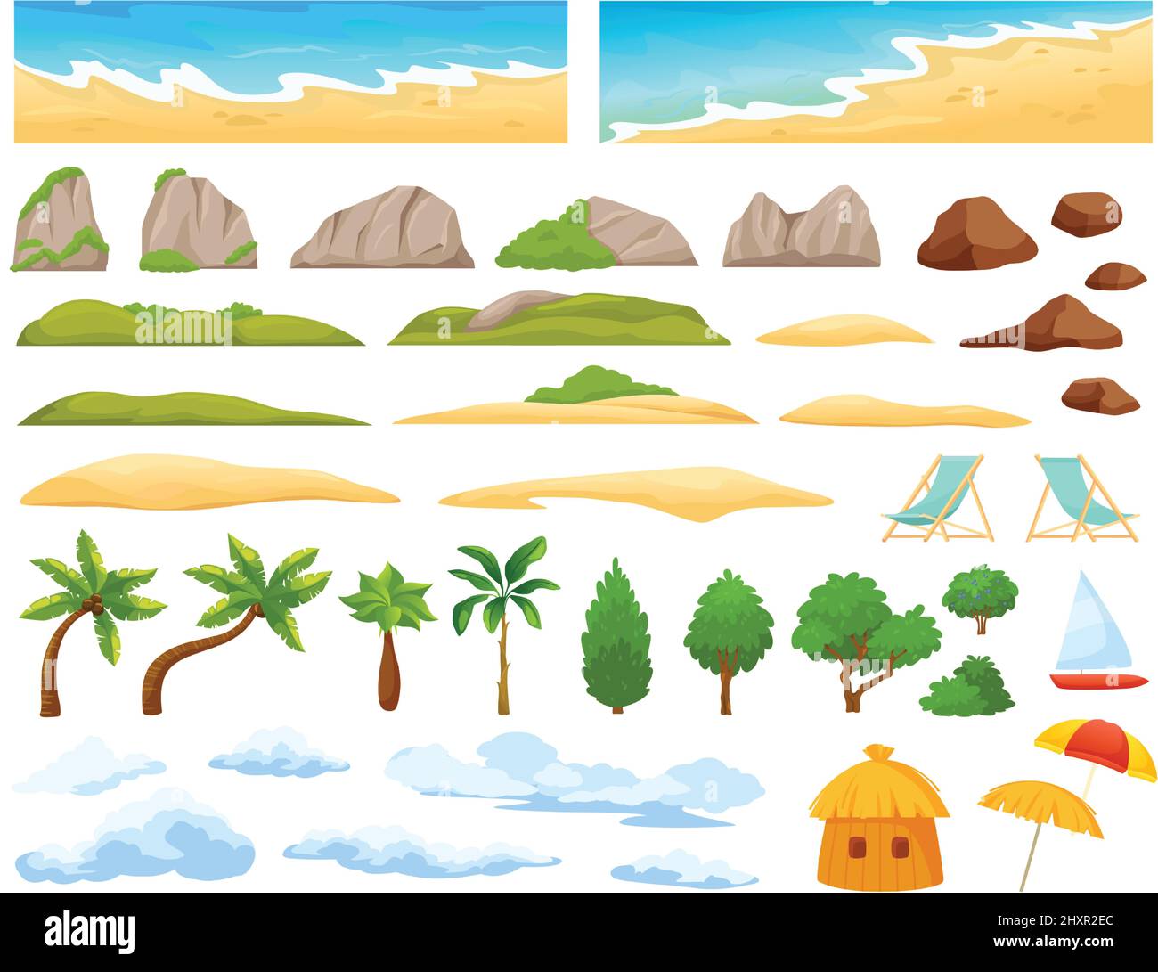 Sea of hills Cut Out Stock Images & Pictures - Alamy