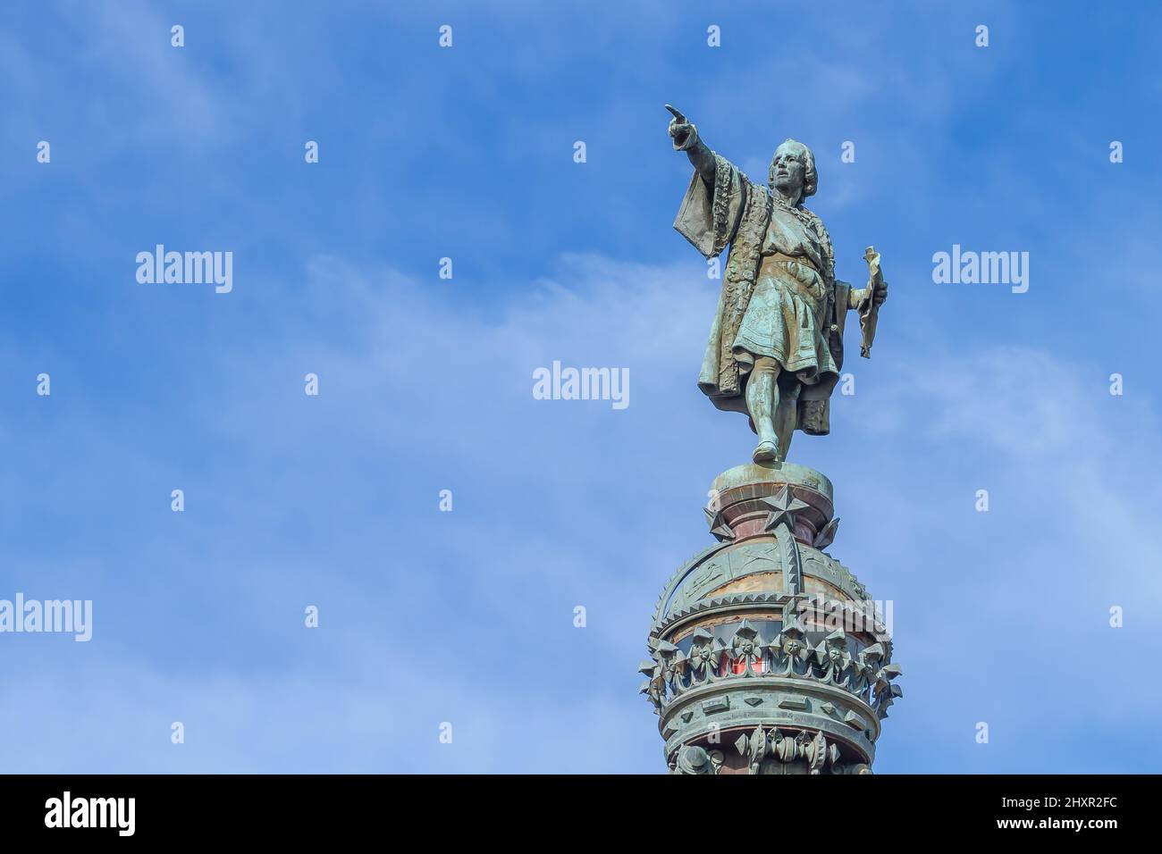 Christopher Columbus statue Stock Photo - Alamy