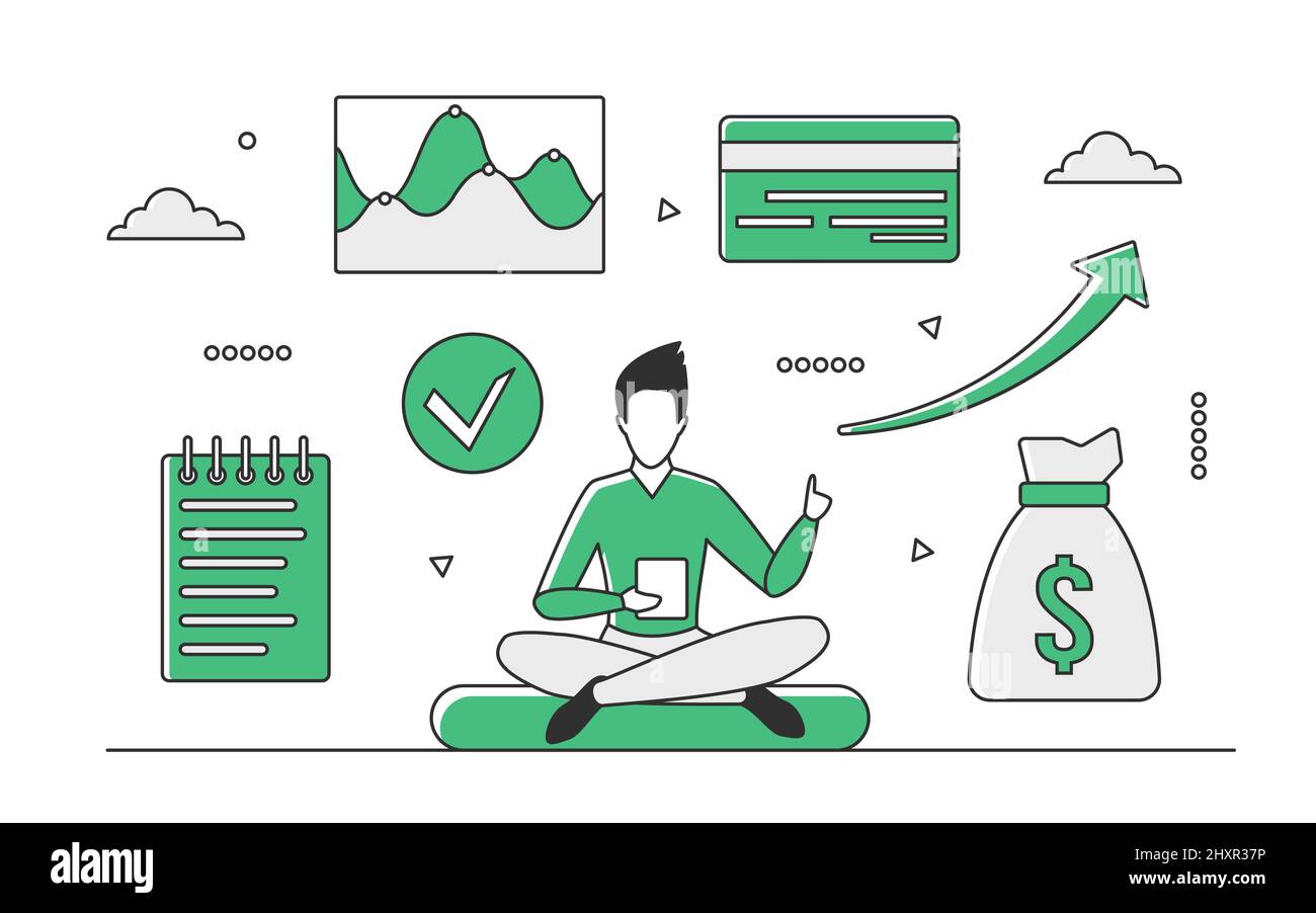 Financial analytics and evolution statistics. Money management strategy ...