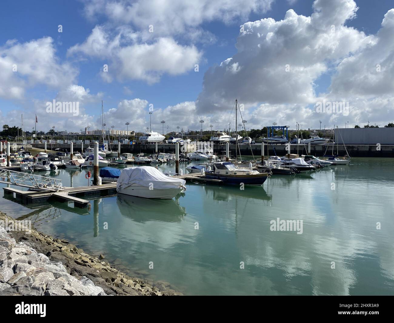 Boats parked in the marina of Rabat Stock Photo - Alamy