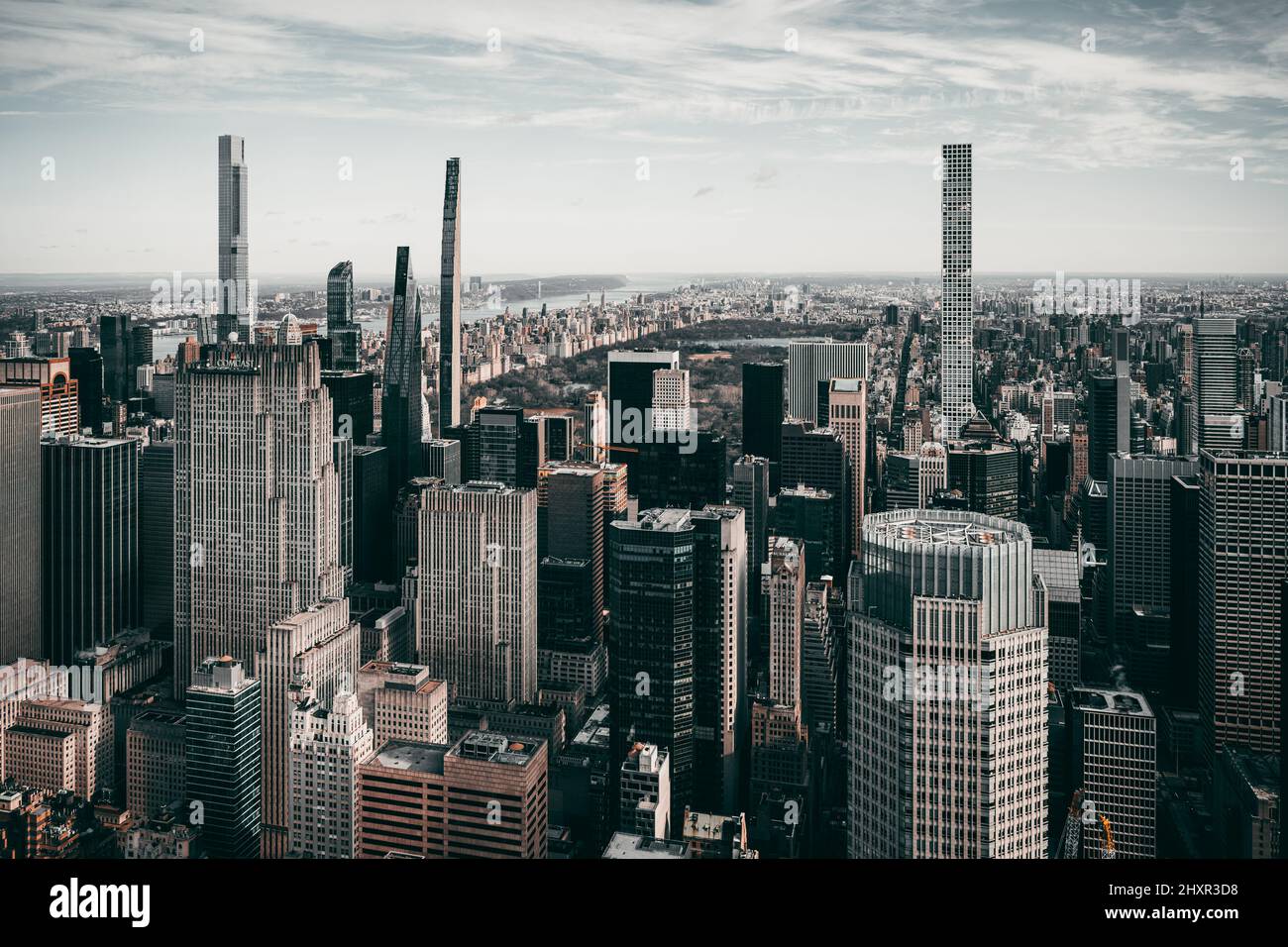 Upper Manhattan Skyline Stock Photo - Alamy