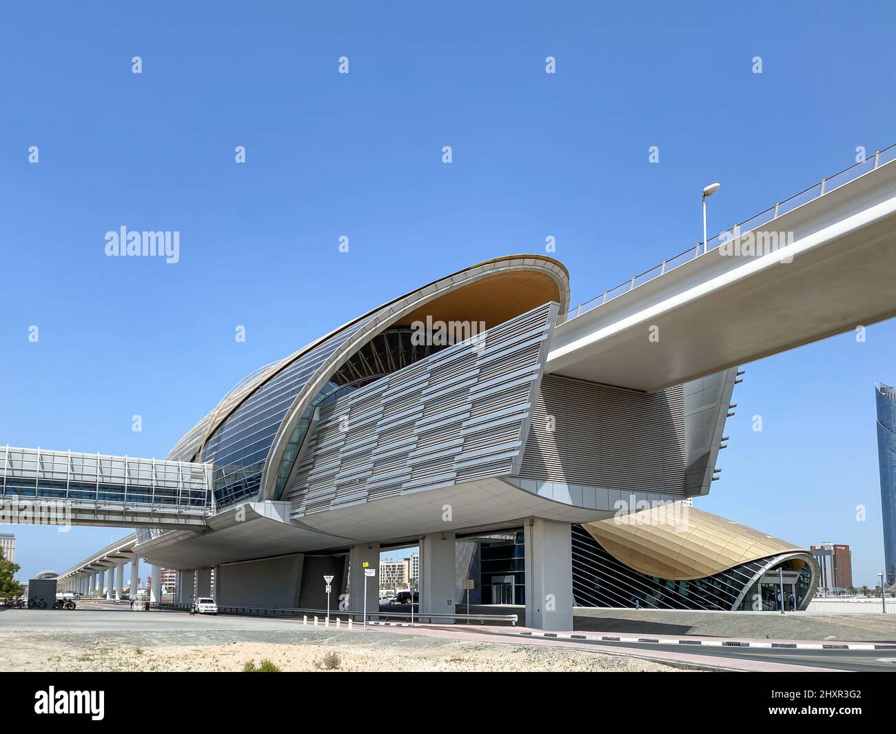 Jadaf Station Dubai Metro, UAE Stock Photo - Alamy