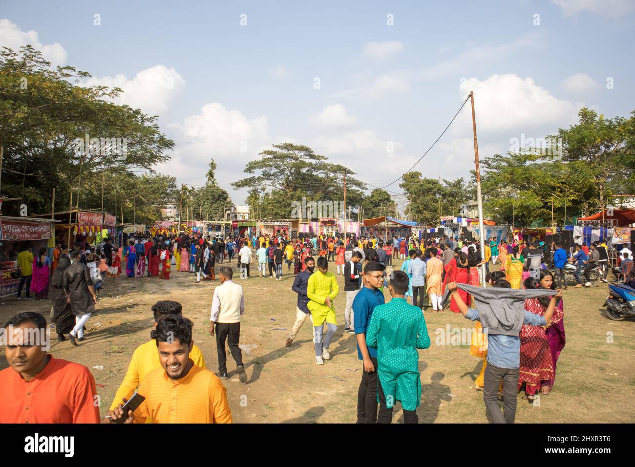 Tripura, India - February 5 2022: Large amount of people are gathered ... Tripura, India - February 5 2022: Large amount of people are gathered ...