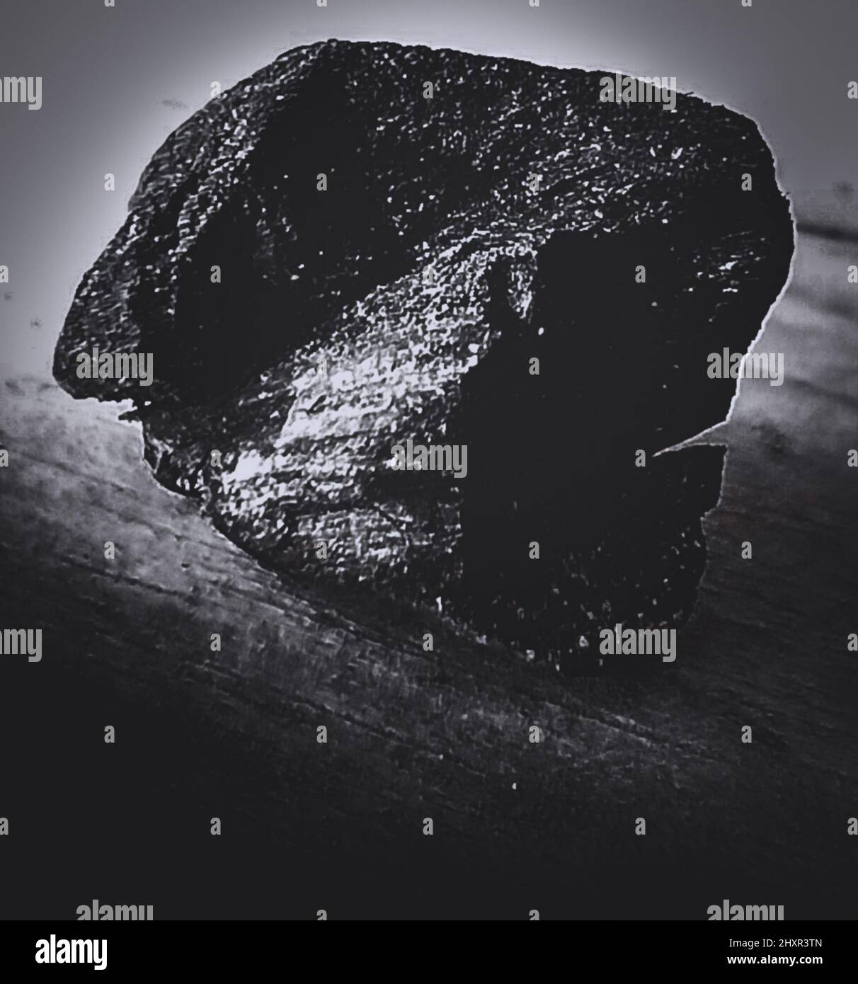 An Aesthetic portrait of Lump Charcoal Placed on Wood Stock Photo - Alamy