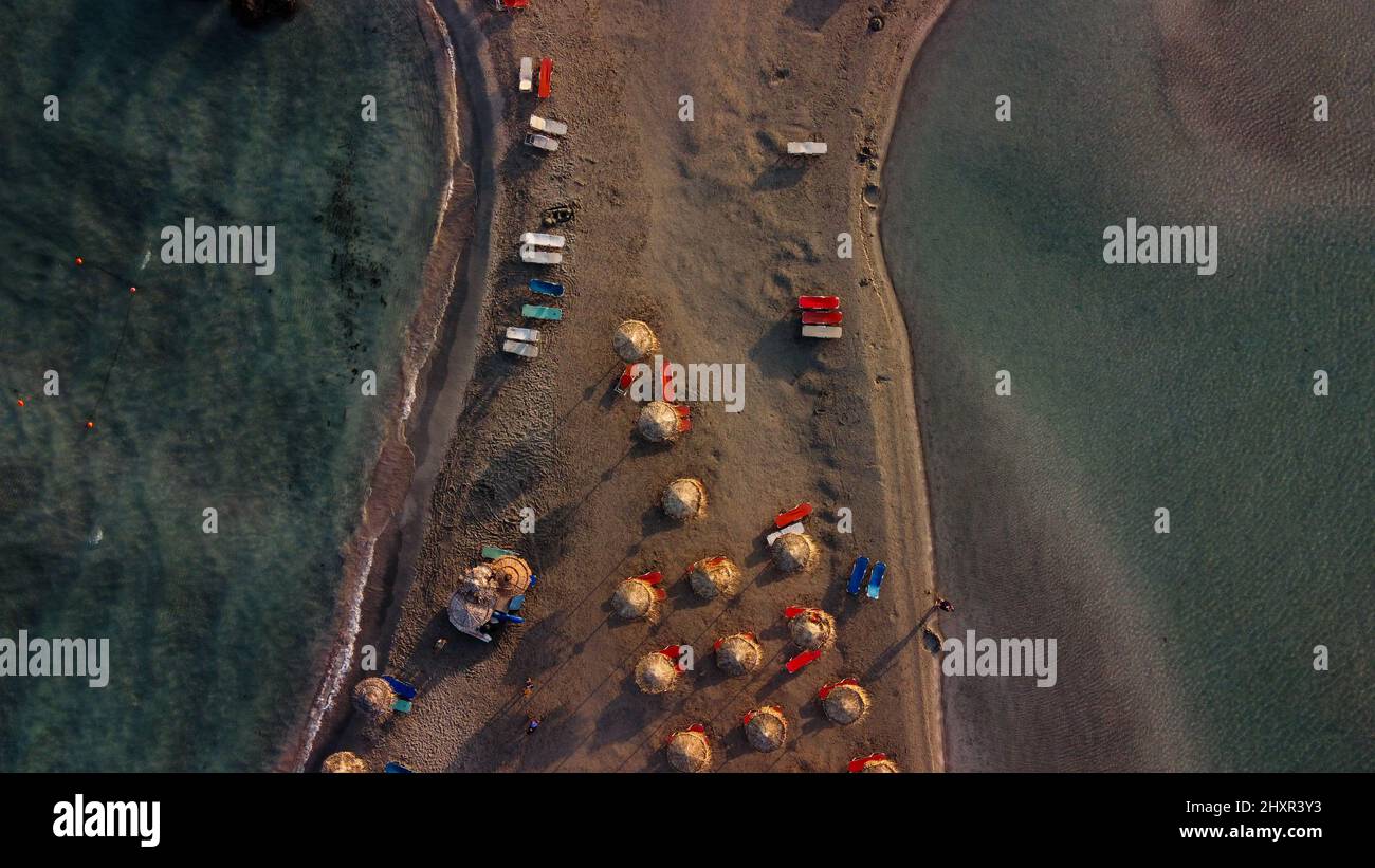 Aerial view at beach Stock Photo - Alamy