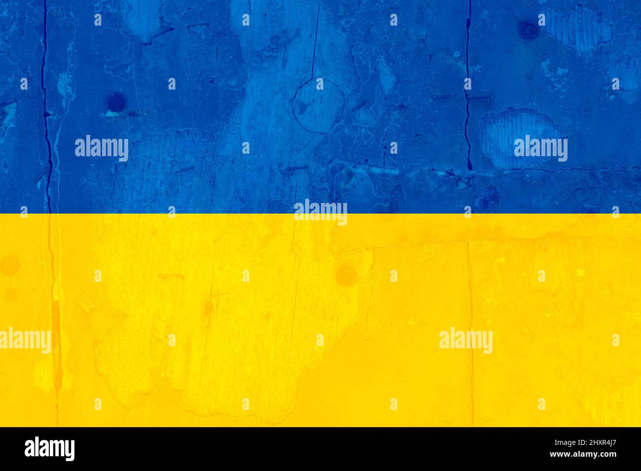 Ukraine flag with grunge effect Stock Photo - Alamy