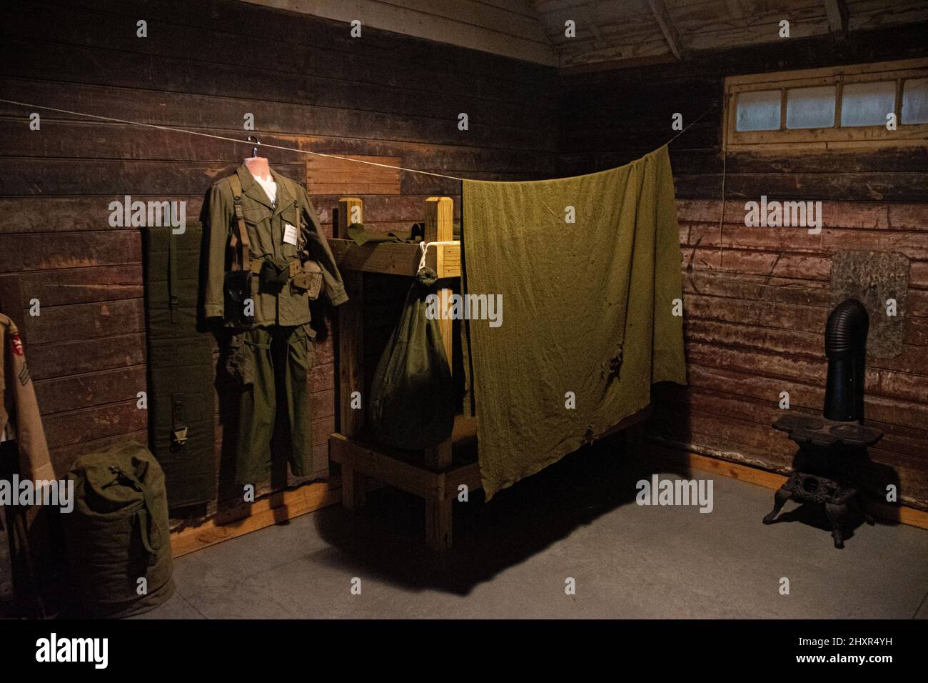 Wwii army barracks hi-res stock photography and images - Alamy