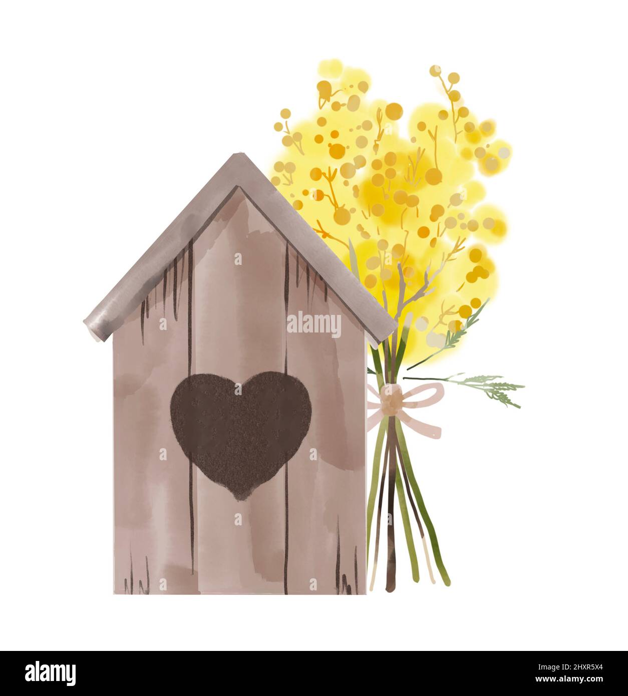 Watercolor easter clipart, easter elements isolated, spring clipart ...