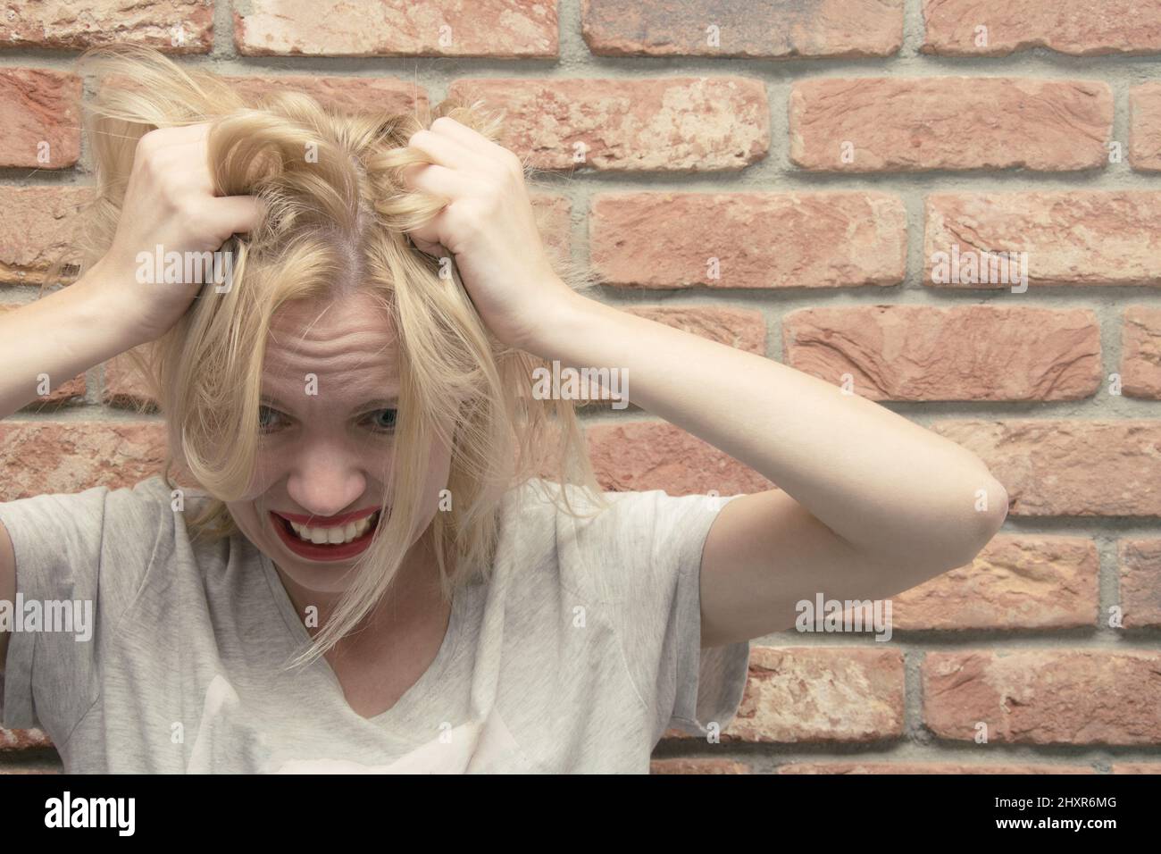 Mad hair blond hi-res stock photography and images - Alamy