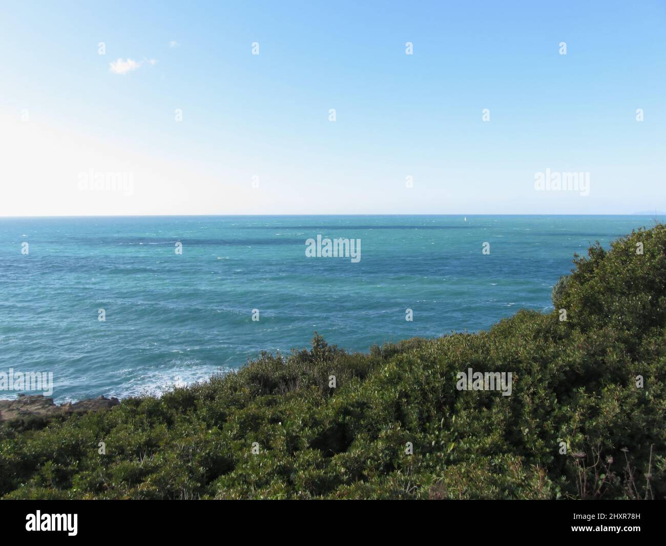 Mediterranean sea along Tuscan coastline Stock Photo - Alamy