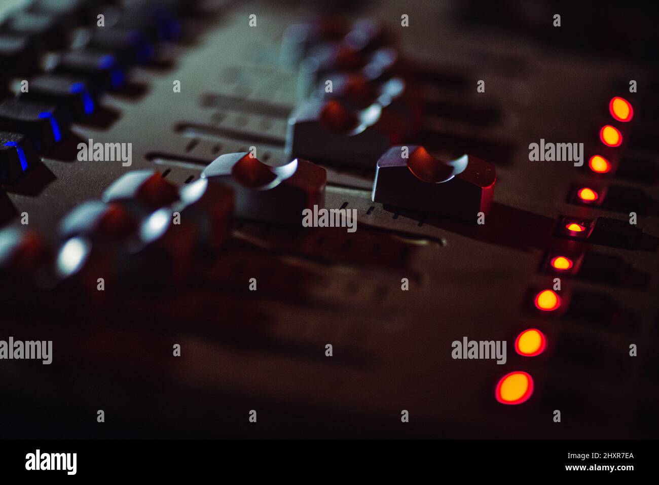Audio Mixing Console Stock Photo - Alamy