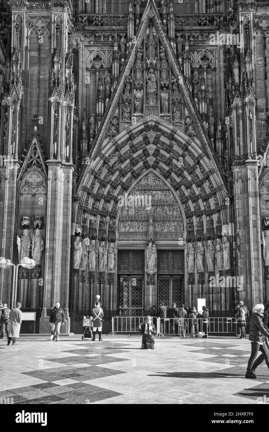 Street photography in Germany, Cologne centrum Stock Photo - Alamy