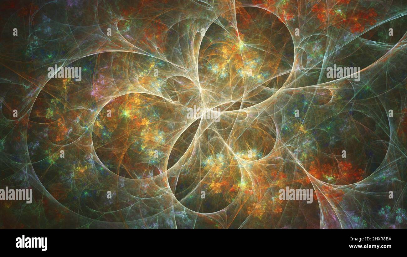 Fractal art background texture pattern - organic tree of life swirls ...