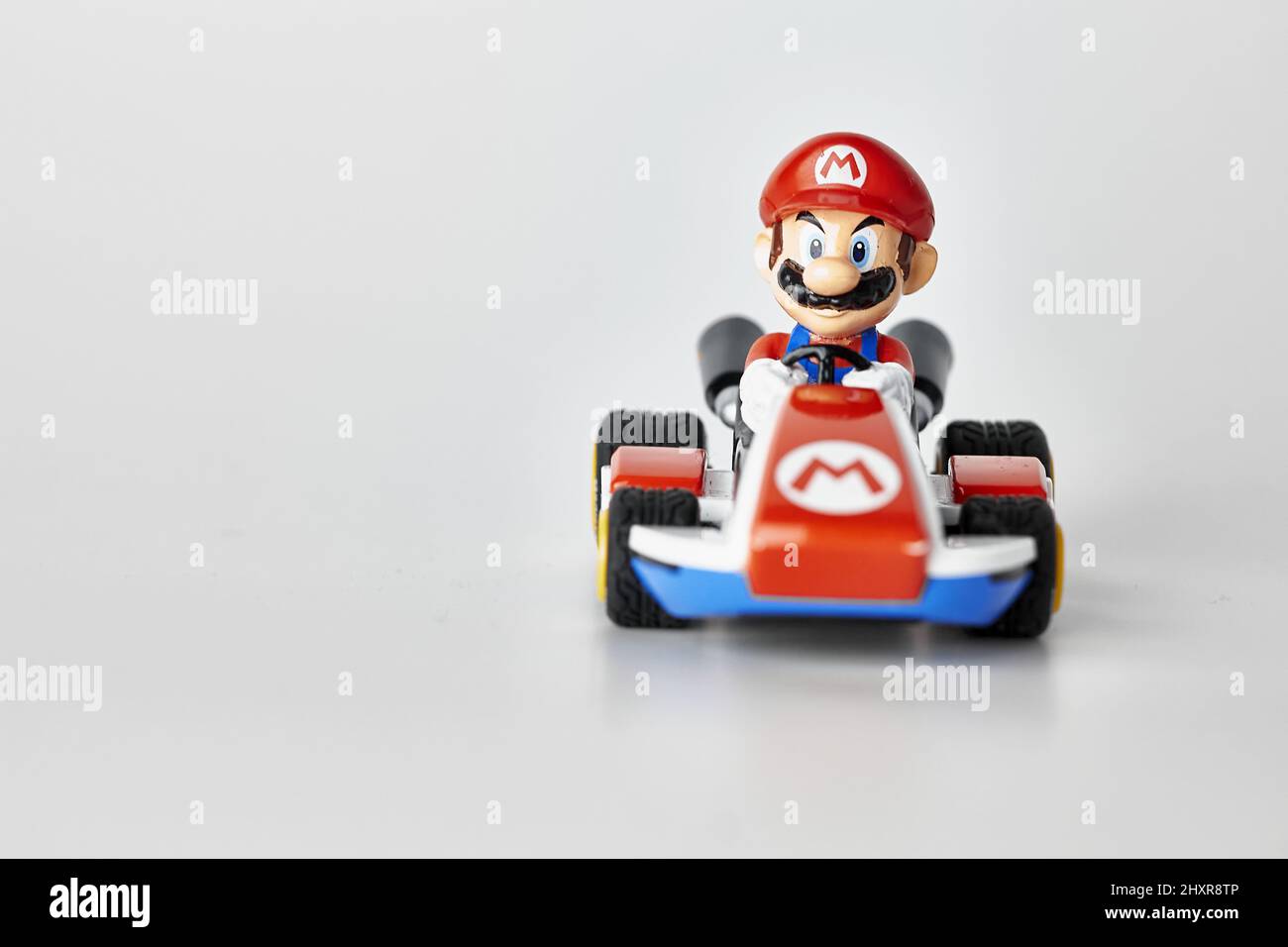Mario Kart Carrera Go racing car with Mario Stock Photo - Alamy
