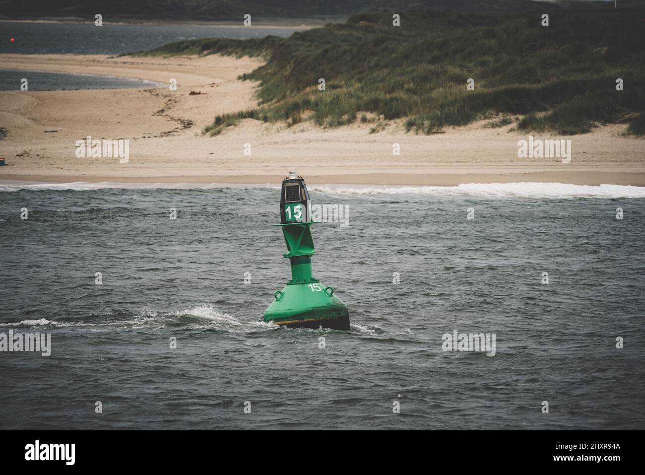 A Buoy With number 15 at Sylt Stock Photo - Alamy