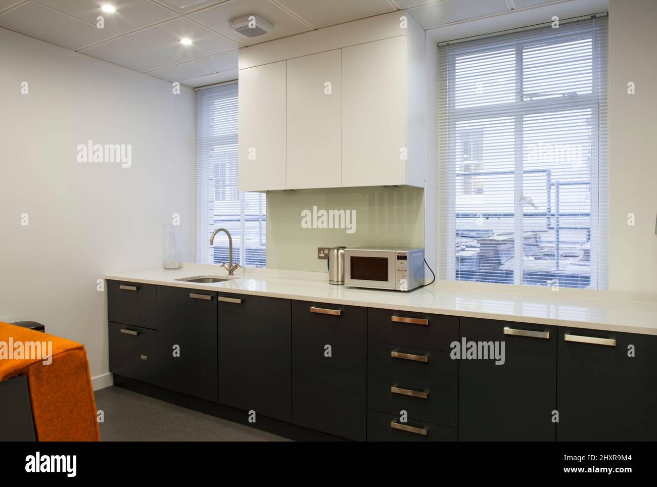 Office interior, kitchen, breakout Stock Photo - Alamy