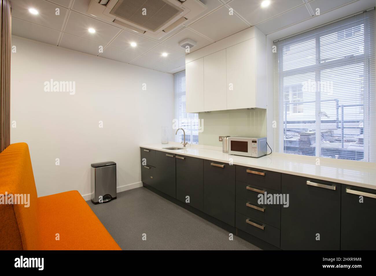 Office interior, kitchen, breakout Stock Photo - Alamy