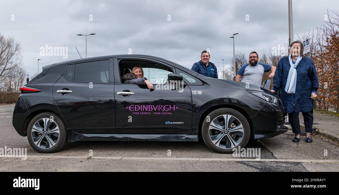 Ingliston Park & Ride, Edinburgh, Scotland, UK, 14 March 2022 ...