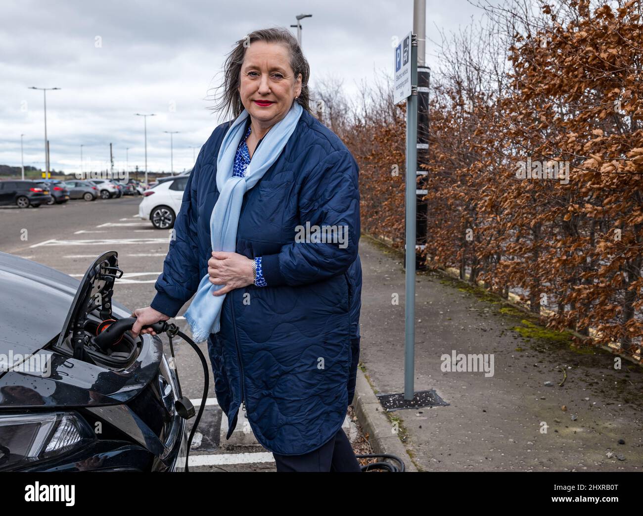 Ingliston Park & Ride, Edinburgh, Scotland, UK, 14 March 2022 ...