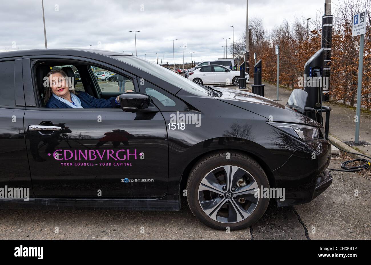 Ingliston Park & Ride, Edinburgh, Scotland, UK, 14 March 2022 ...