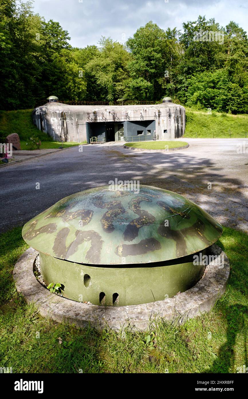 France, Hunspach, Bas Rhin, the Maginot line, the Schoenenbourg ...