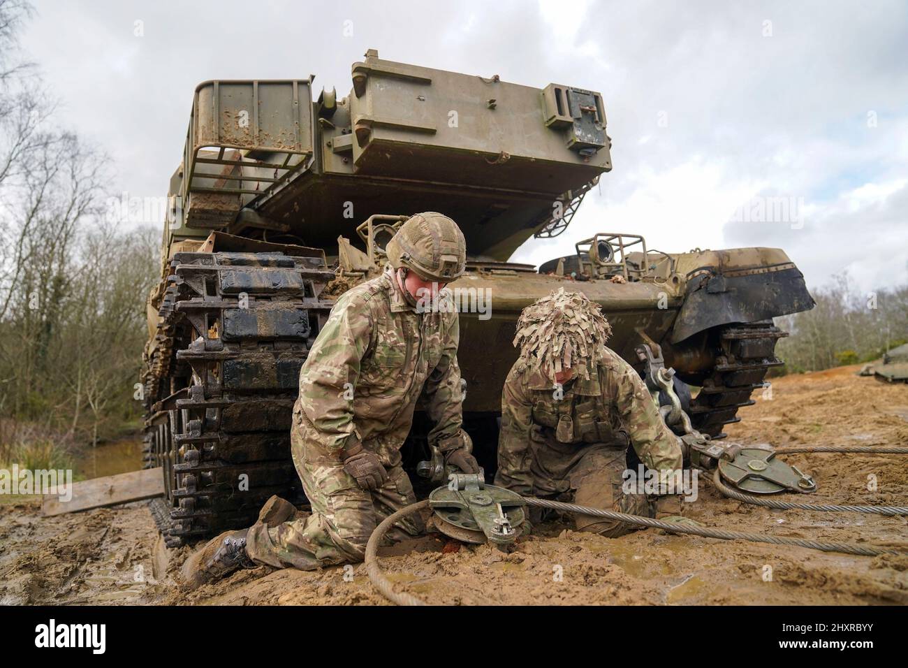 Army engineers take part in the Royal Electrical and Mechanical ...