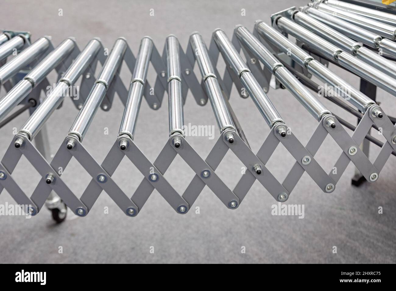 Extension Conveyor Belt Metal Transport Rollers Warehouse Equipment ...