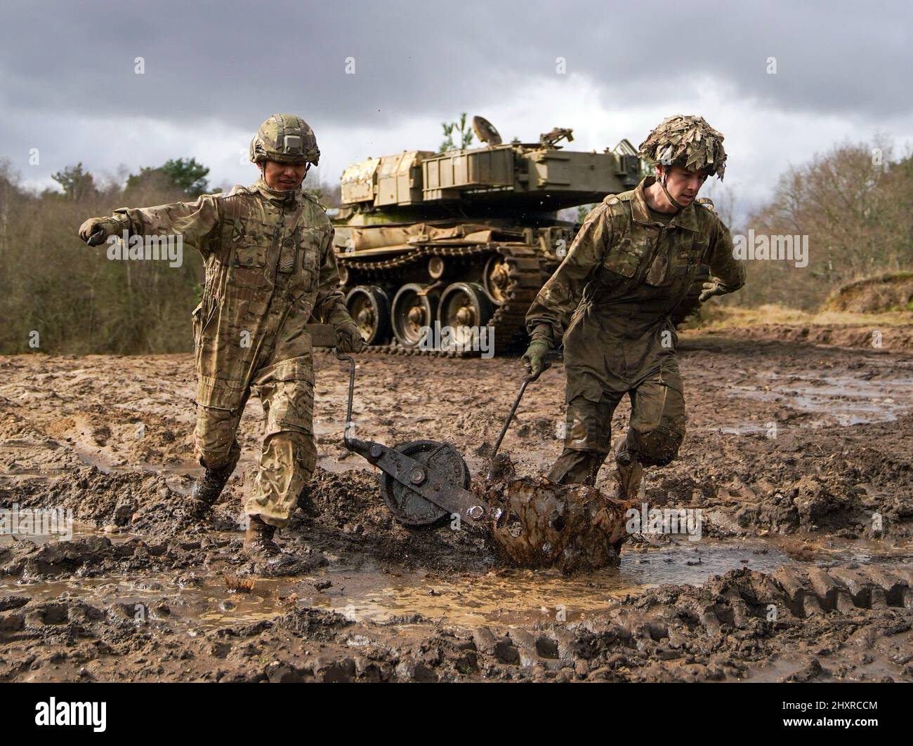 Army engineers take part in the Royal Electrical and Mechanical ...