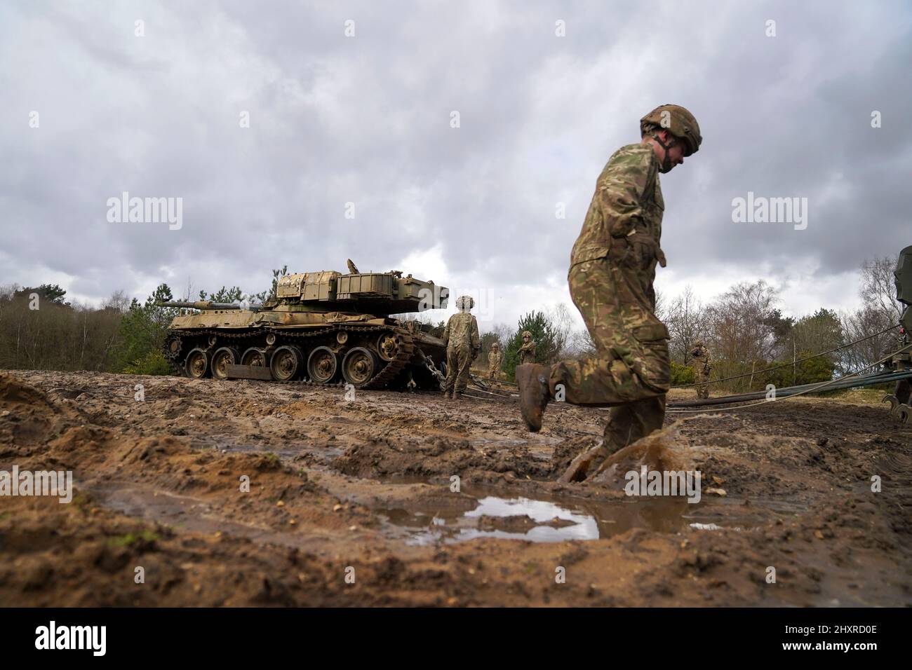 Army engineers take part in the Royal Electrical and Mechanical ...
