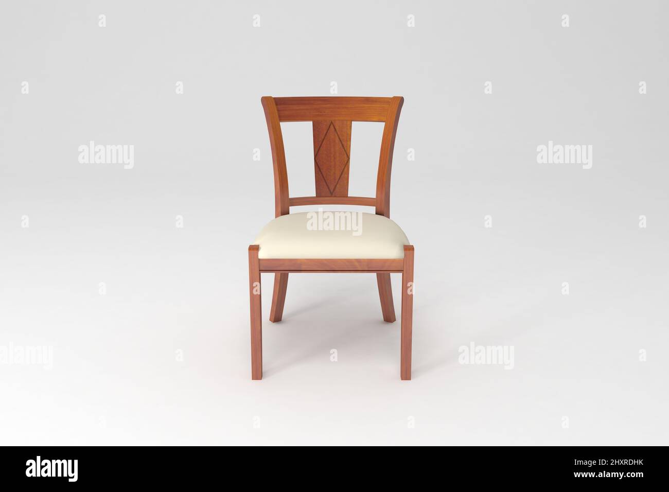 3D rendered chair isolated on a white background Stock Photo - Alamy