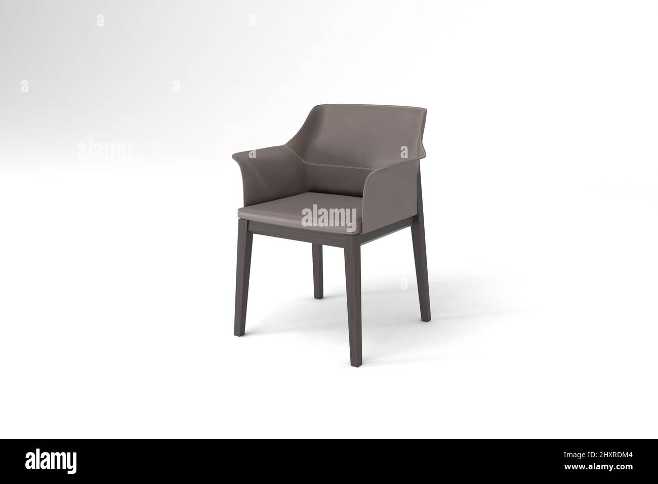 3D rendered chair isolated on a white background Stock Photo - Alamy