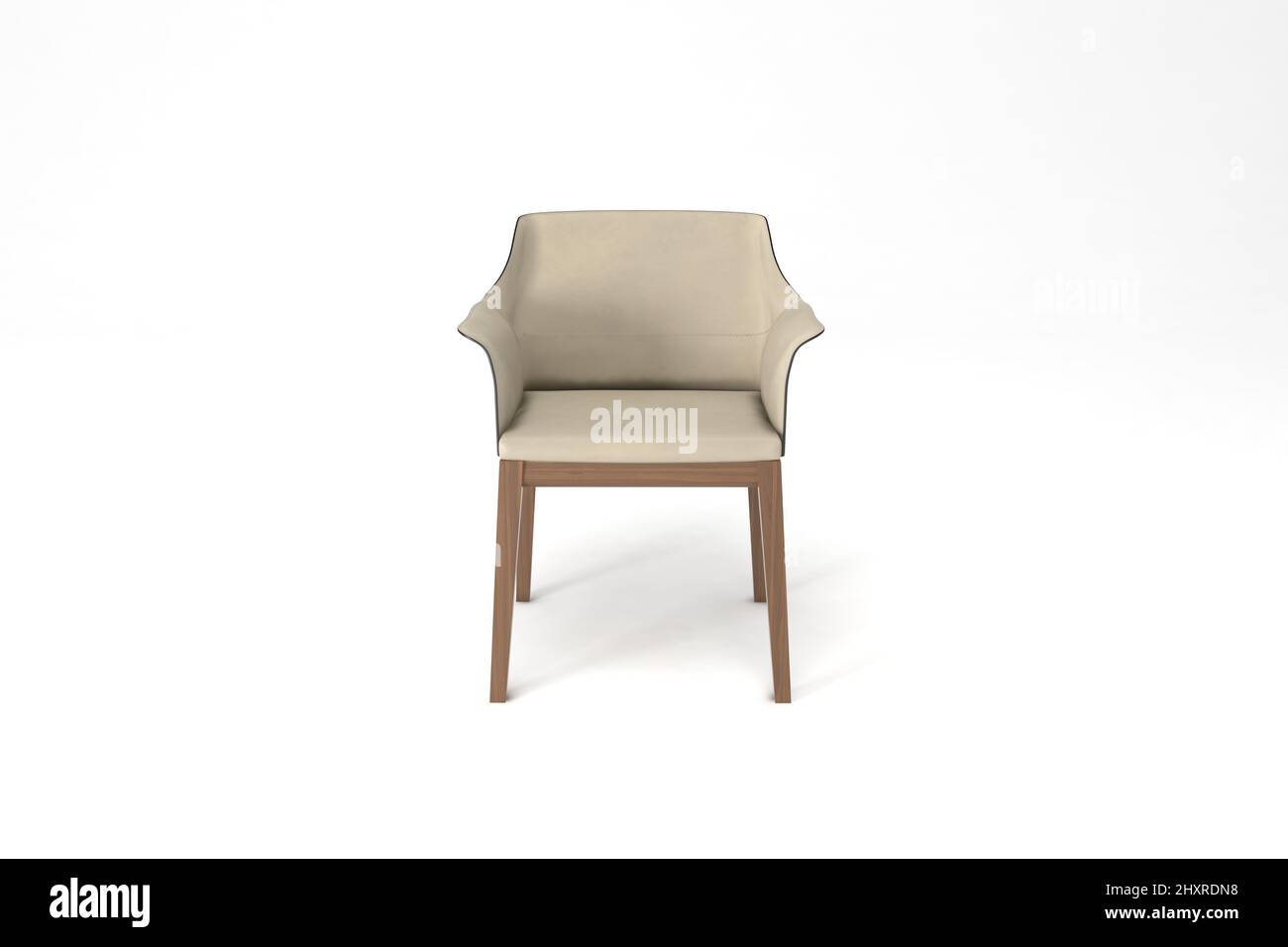 3D rendered chair isolated on a white background Stock Photo - Alamy