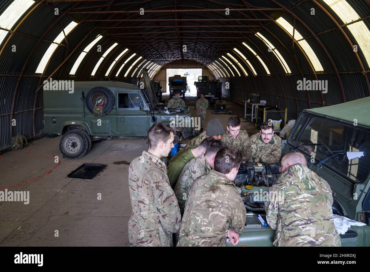 Army engineers take part in the Royal Electrical and Mechanical ...