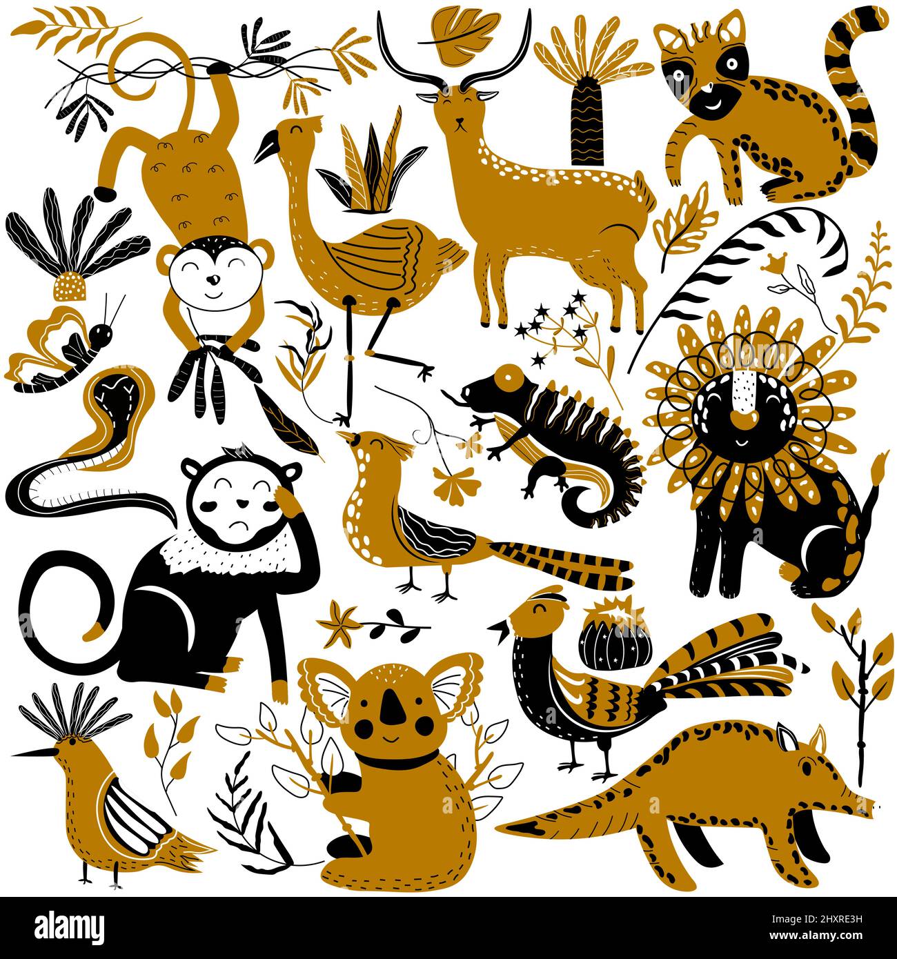 Bohemian pheasant Stock Vector Images - Alamy