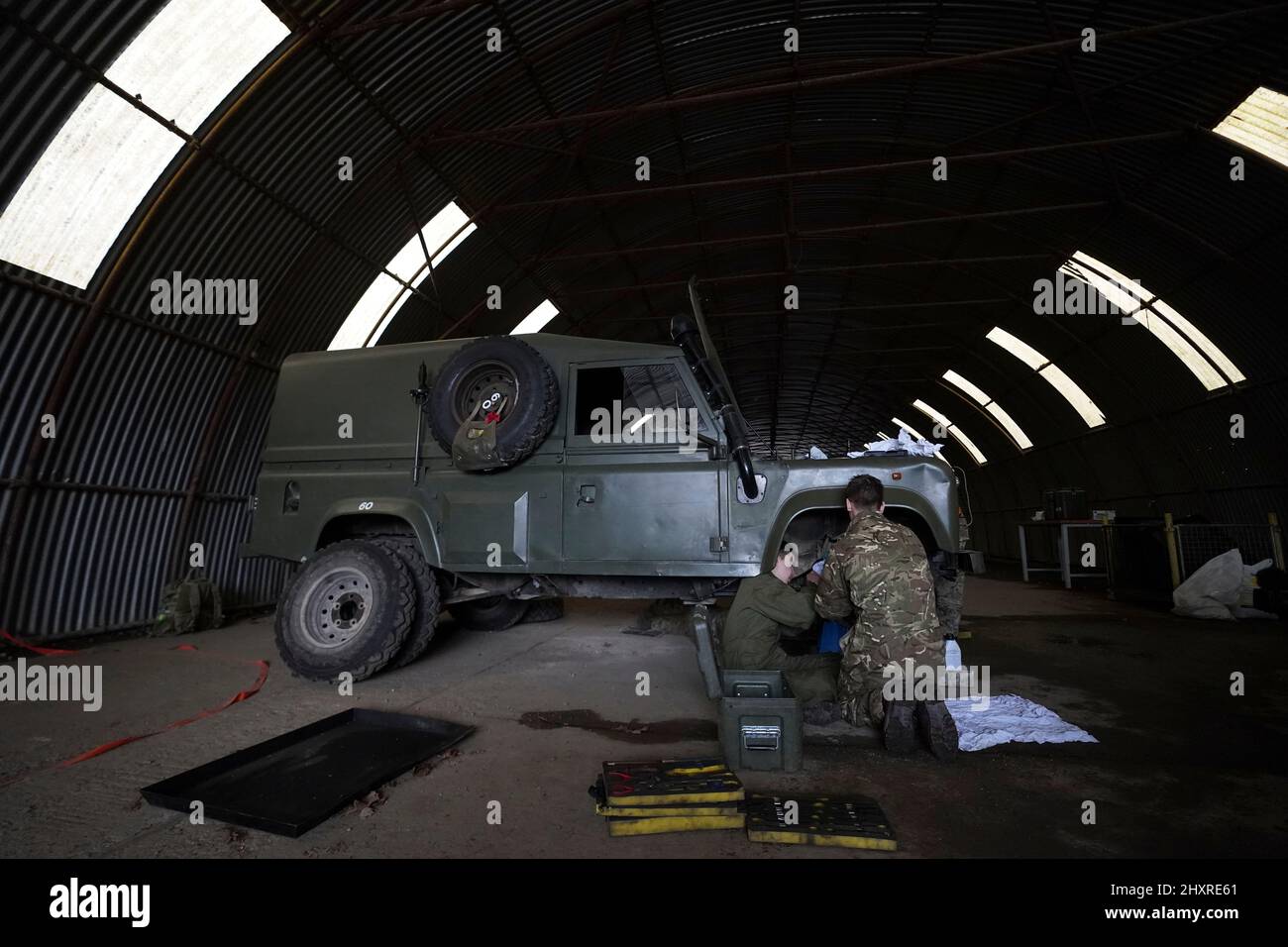 Army engineers take part in the Royal Electrical and Mechanical ...