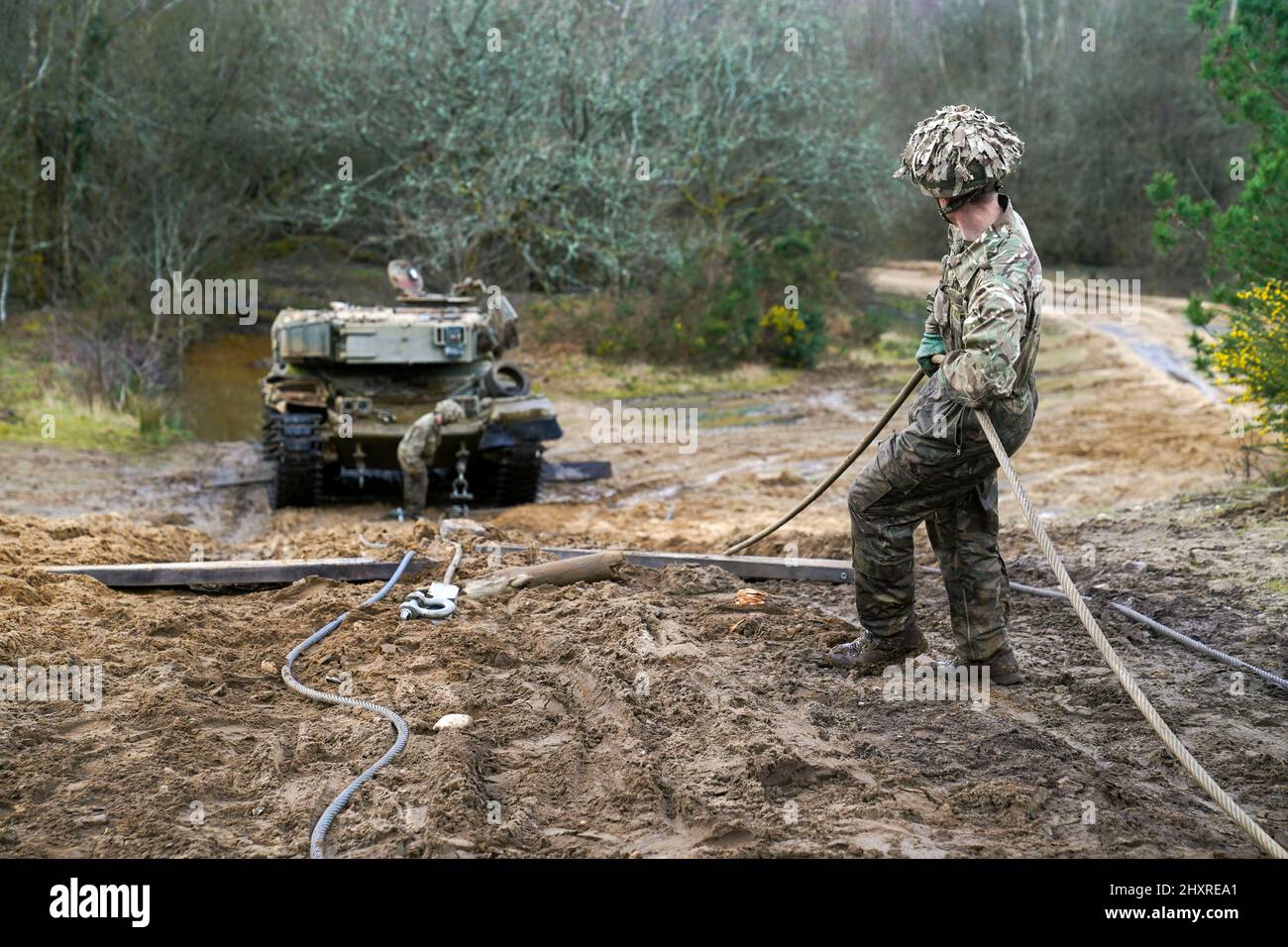 Army engineers take part in the Royal Electrical and Mechanical ...