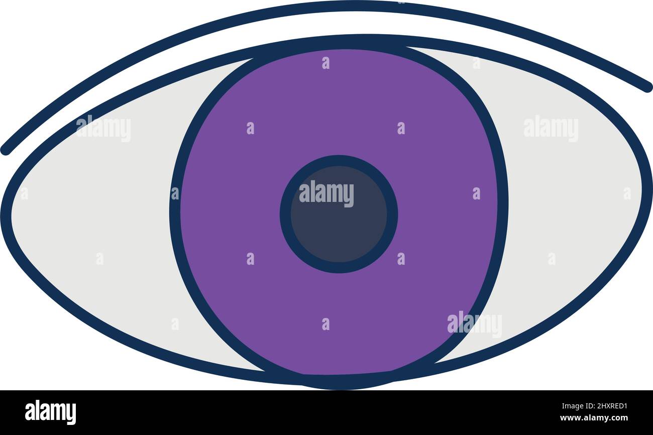purple eye icon Stock Vector Image & Art - Alamy