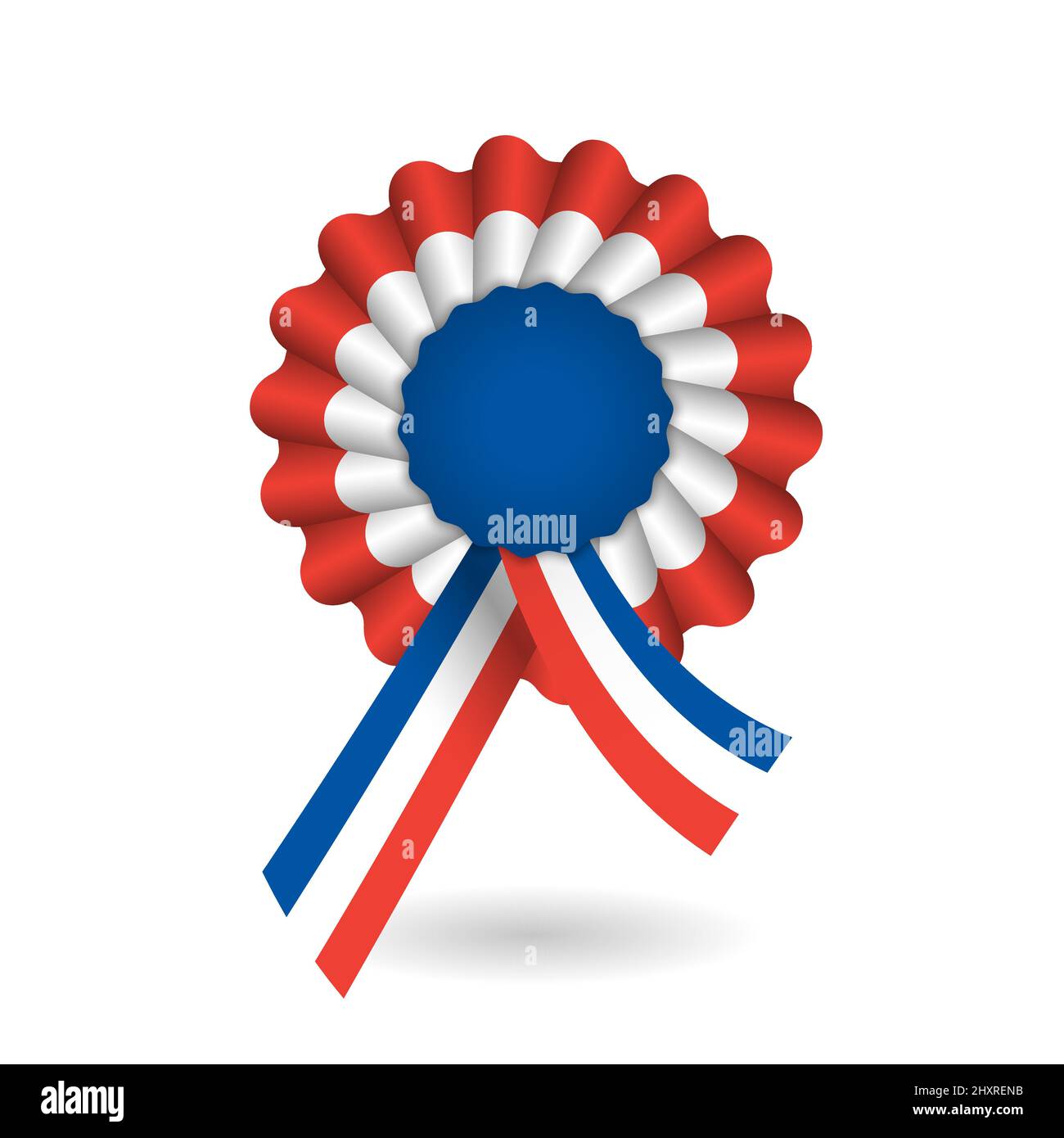 National tricolor cockade of France Stock Vector Image & Art - Alamy
