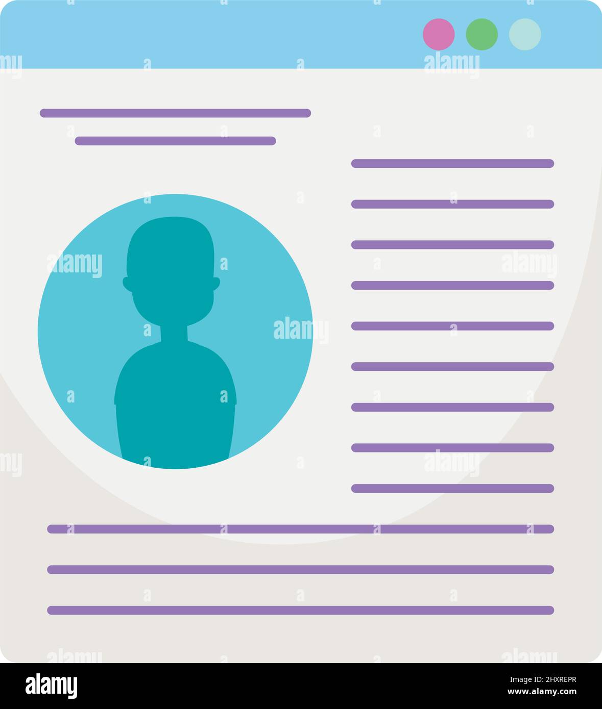 web profile icon Stock Vector Image & Art - Alamy